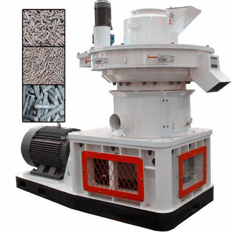 1000kg / H ขี้เลื่อย Walnut Shell Pellet Mill เครื่อง 25mm เครื่องยนต์ดีเซล